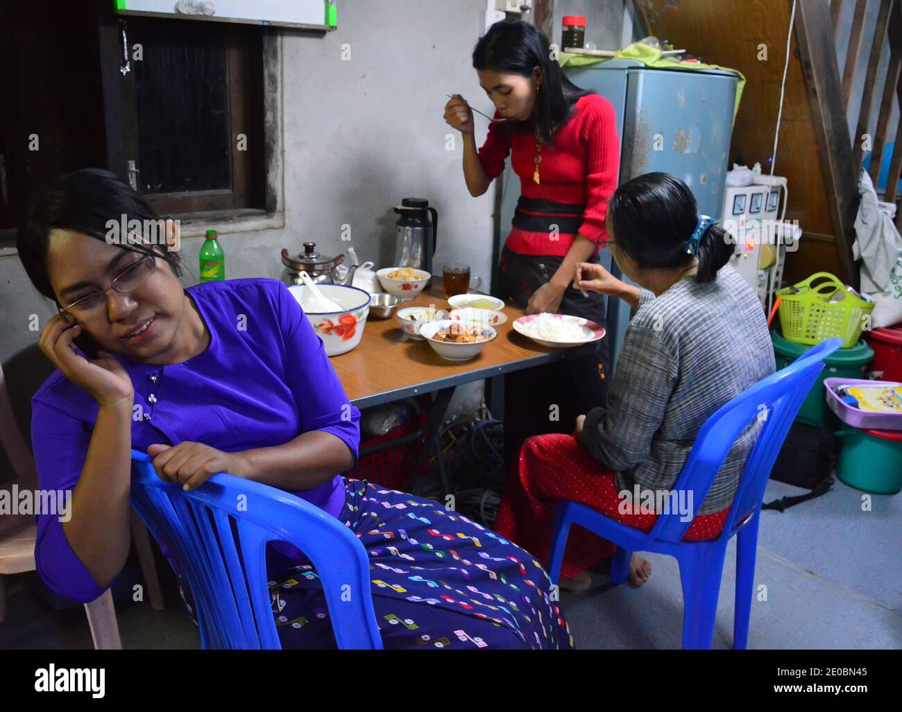 Phyu Phyu Thin has no time for herself at home. She was only 16 when she joined the students ...