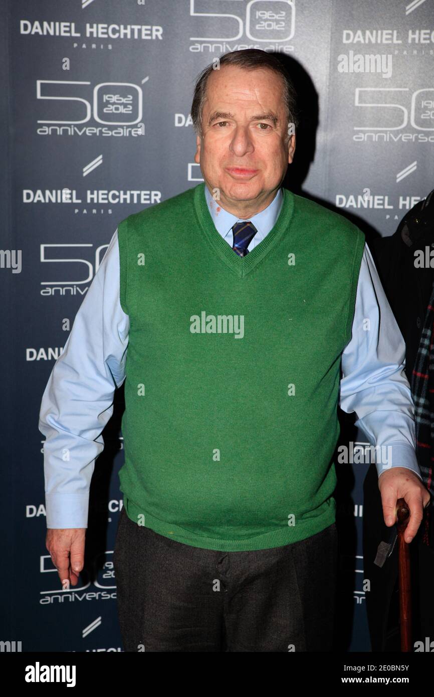 Paul-Loup Sulitzer arriving for the 50th birthday of Daniel Hechter in ...