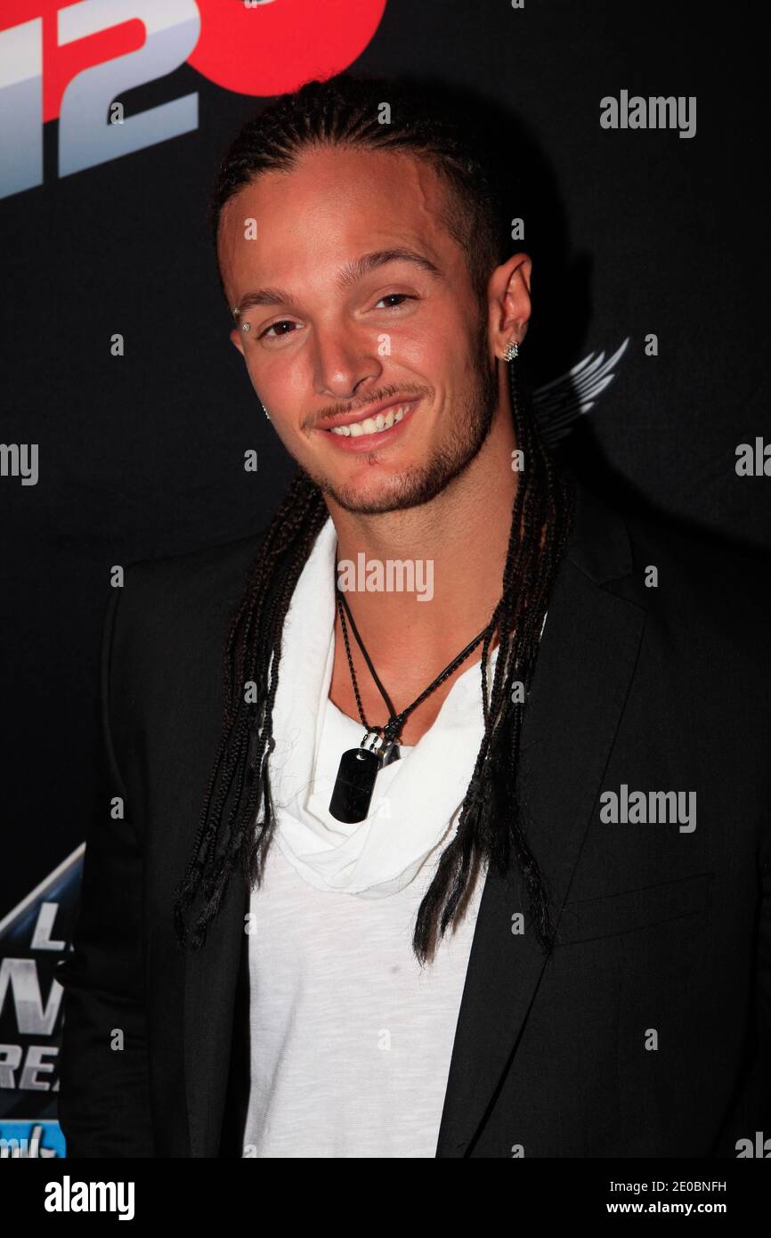Anthony (Koh Lanta 2011) attending the Photocall for the Press ...