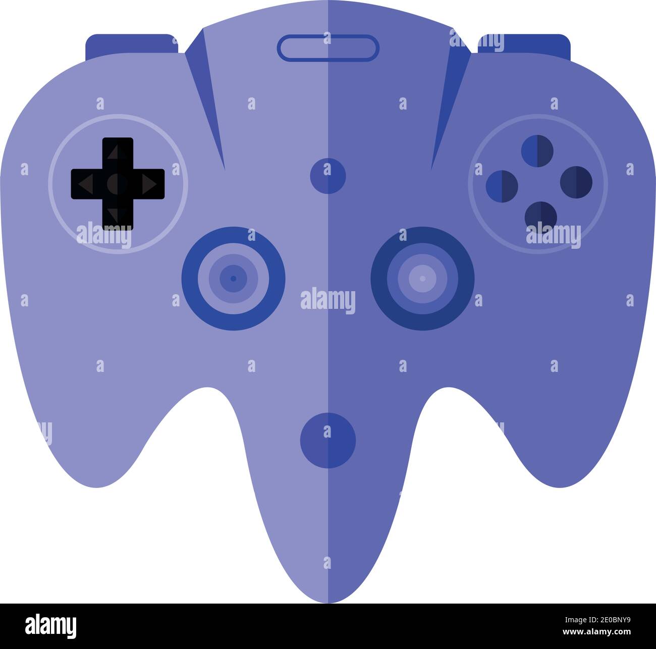 purple videogame console isolated design, play leisure and gaming theme ...