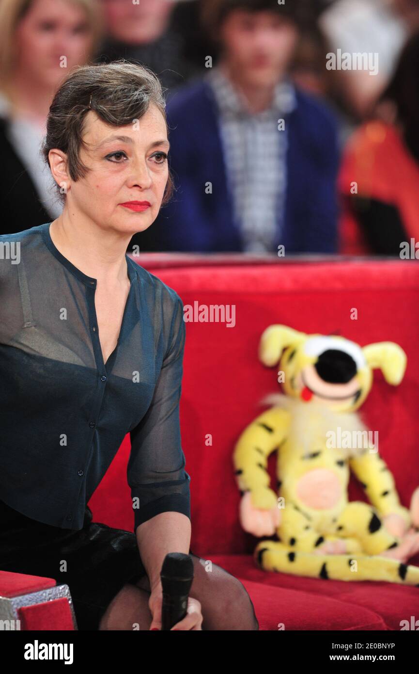 Catherine Ringer at the taping of Vivement Dimanche on March 21, 2012 ...