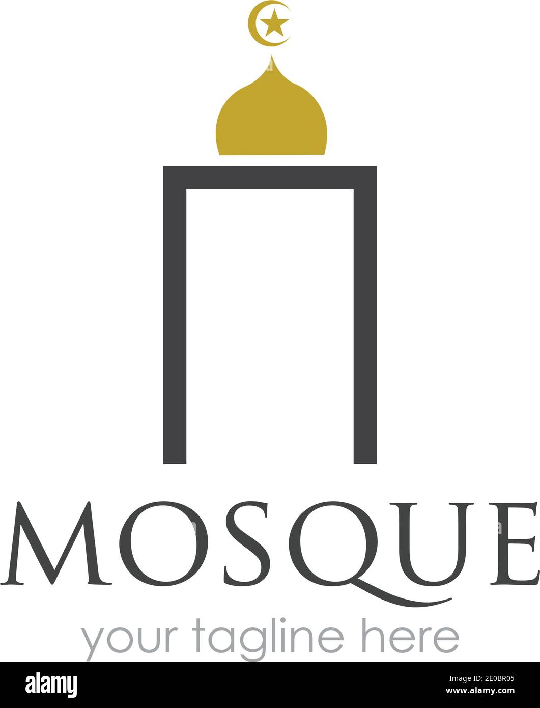 Mosque Logo Template Design Vector, Emblem, Concept Design, Creative ...