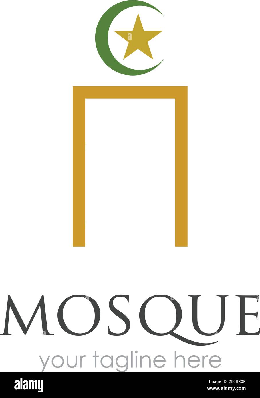 Mosque Logo Template Design Vector, Emblem, Concept Design, Creative ...