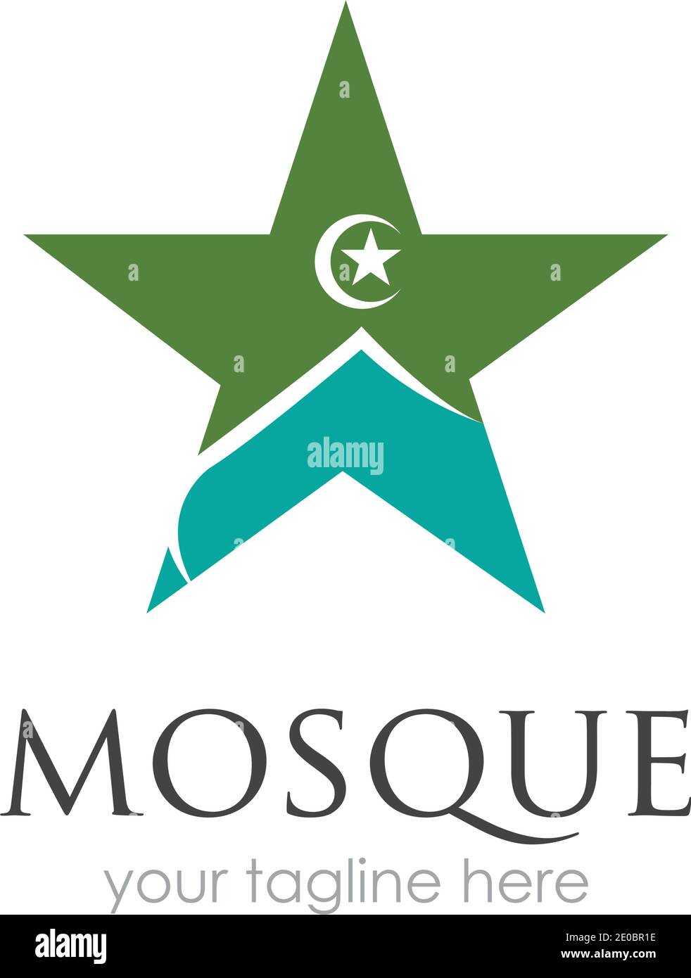 Mosque Logo Template Design Vector, Emblem, Concept Design, Creative ...