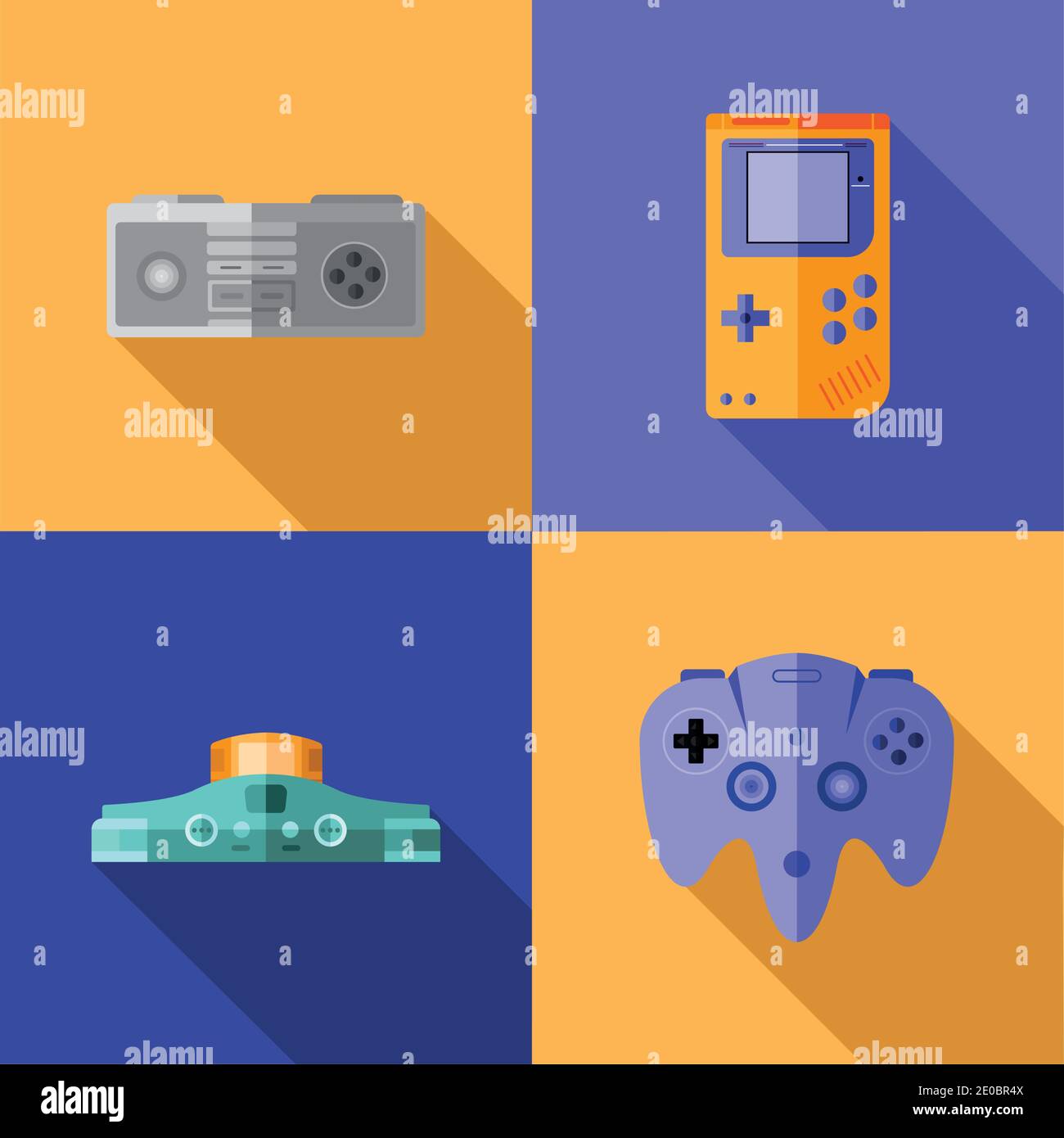 Classic consoles Stock Vector Images - Alamy