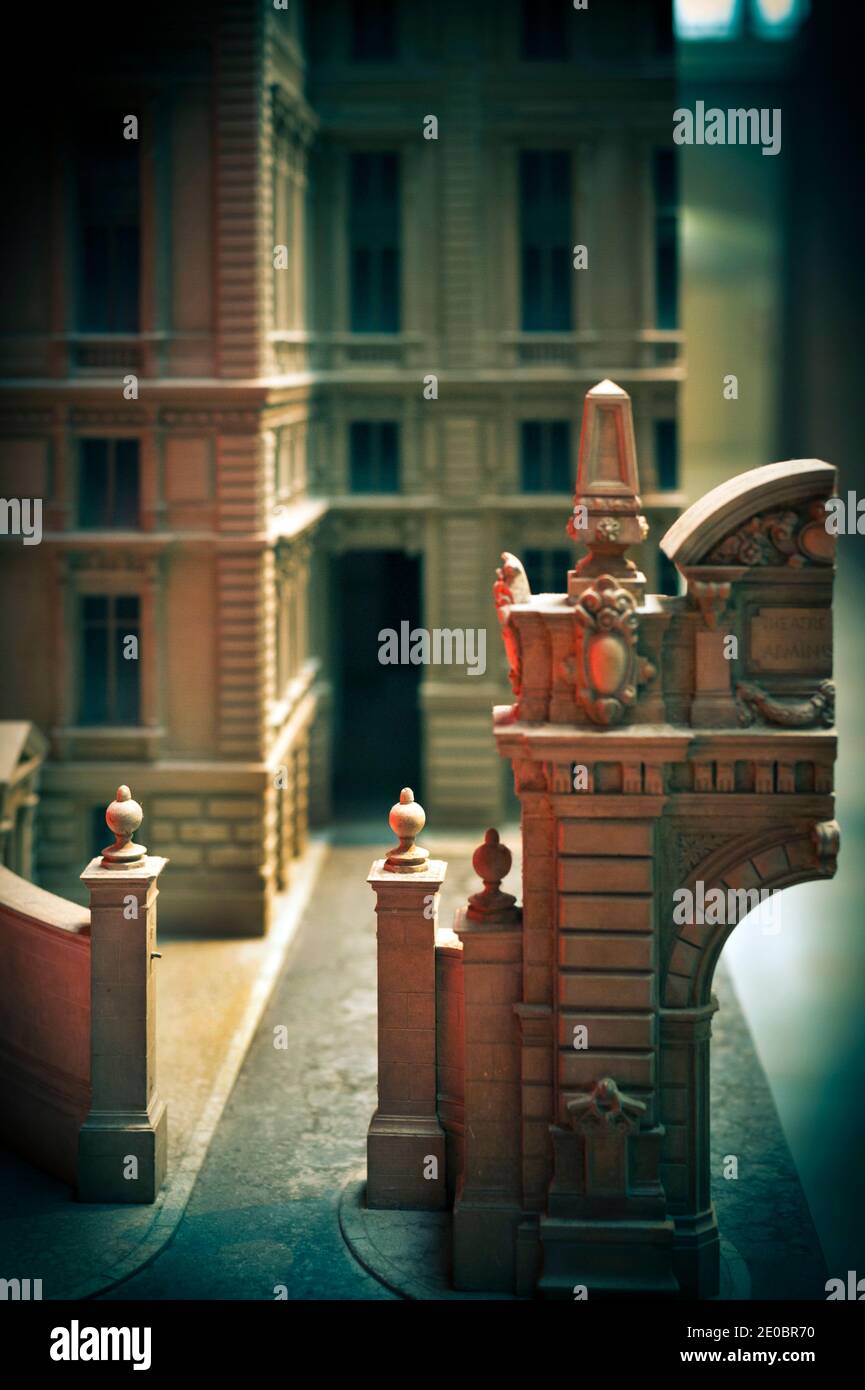 Scale model of Palais Garnier opera house in Paris Stock Photo - Alamy