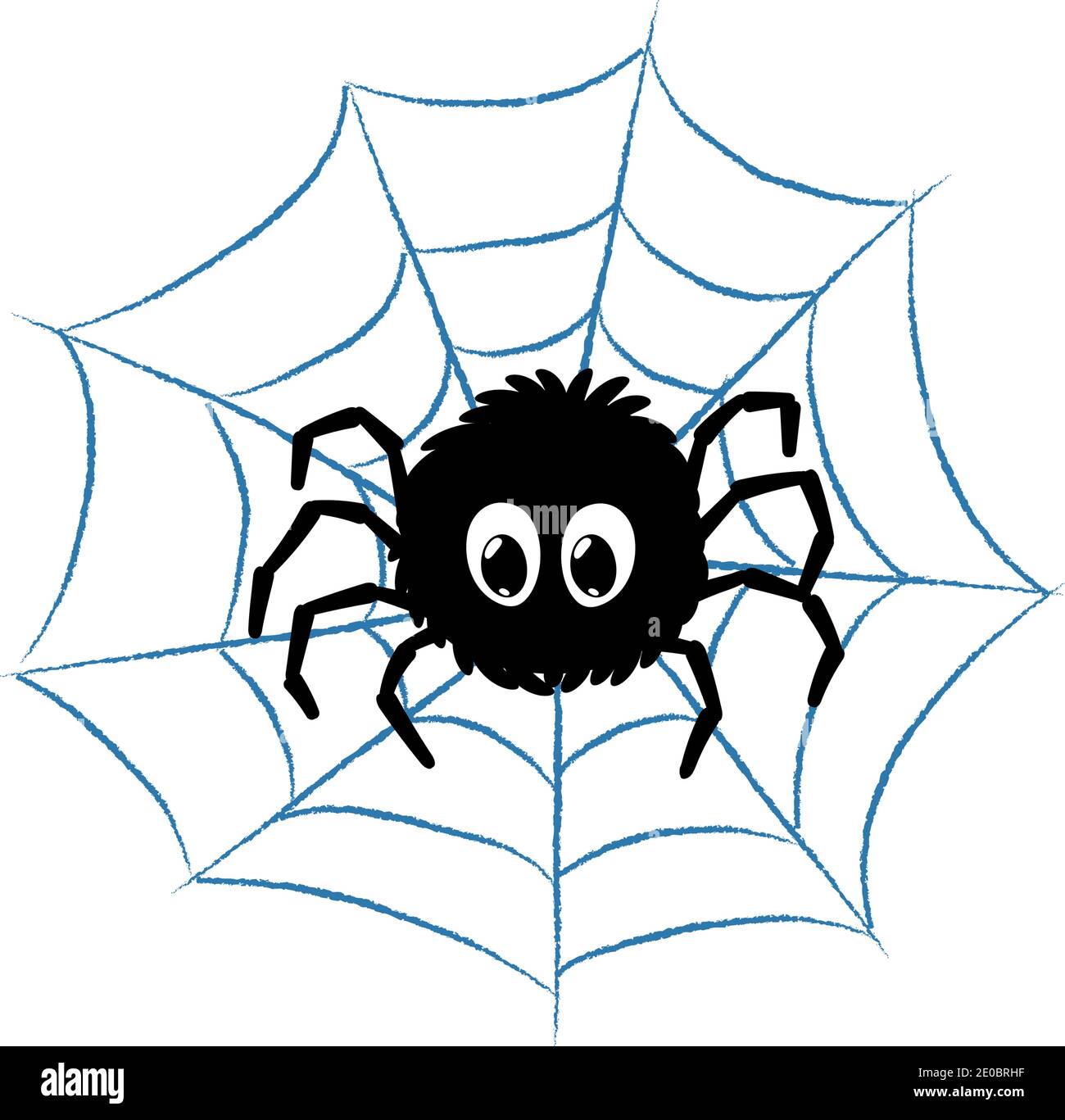 Black Spider Cartoon High Resolution Stock Photography and Images - Alamy