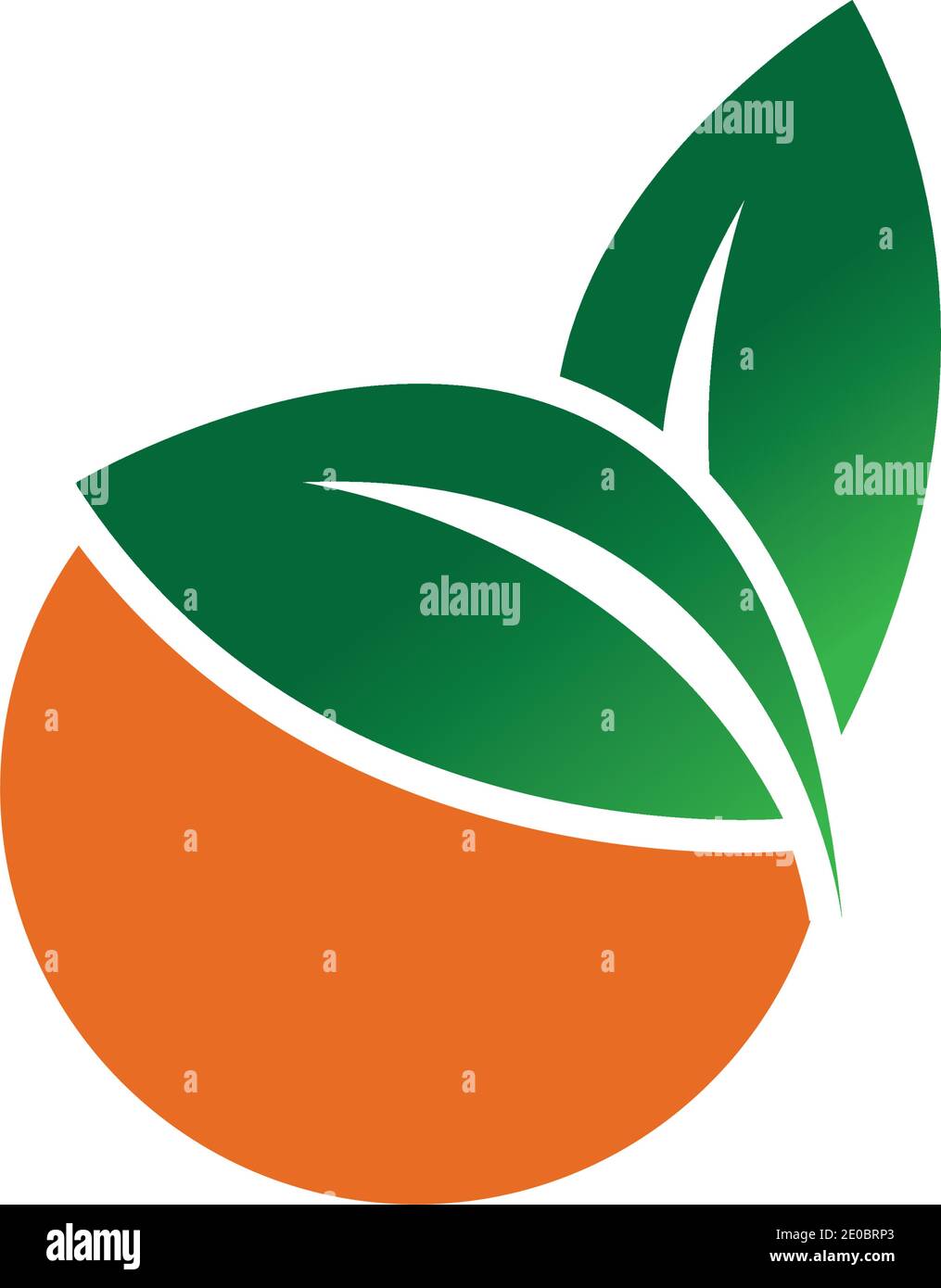 Orange logo design Vector icon illustration design Stock Vector Image ...