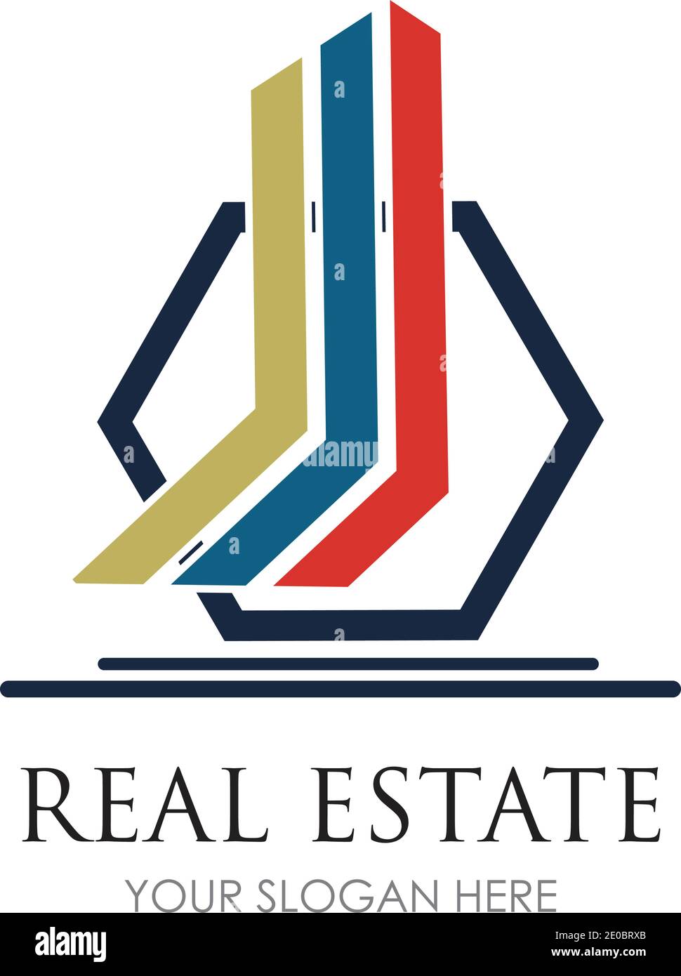 Real estate logo icon illustration - Vector Stock Vector Image & Art ...