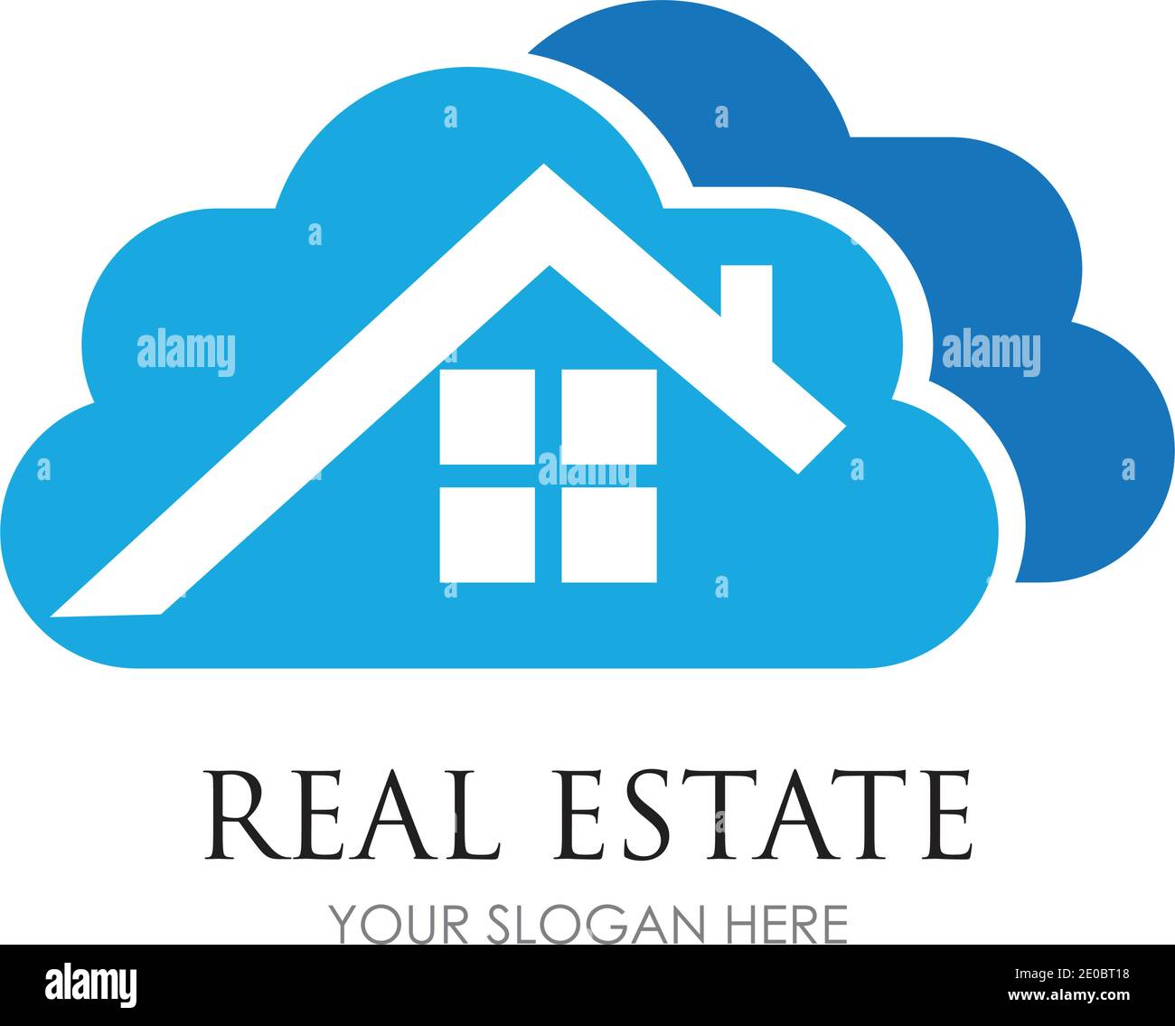 Real estate logo icon illustration - Vector Stock Vector Image & Art ...