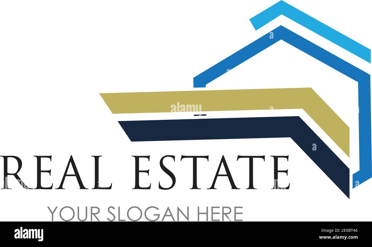 Real estate logo icon illustration - Vector Stock Vector Image & Art ...