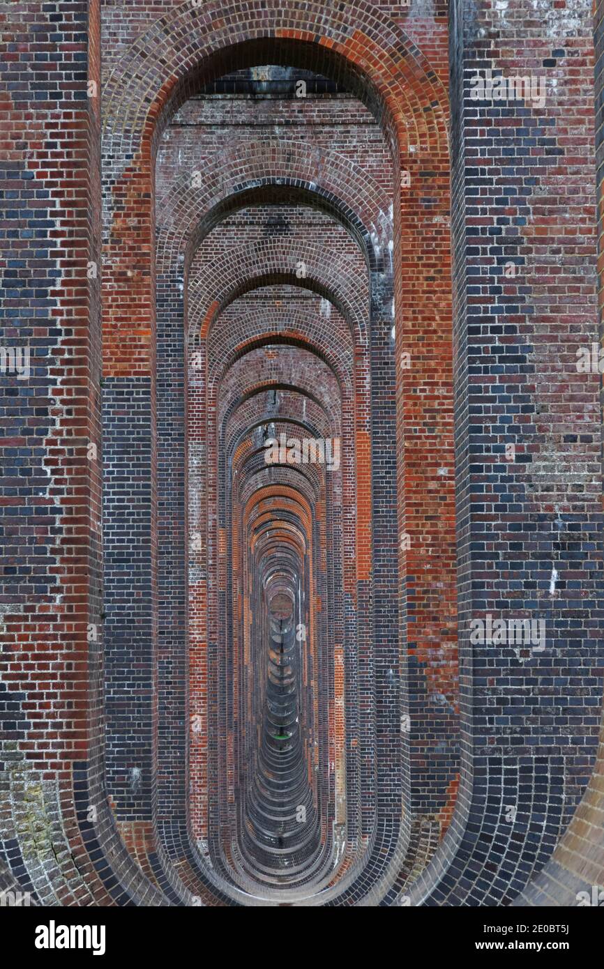 England, East Sussex, Balcombe, The Victorian Railway Viaduct aka Ouse ...