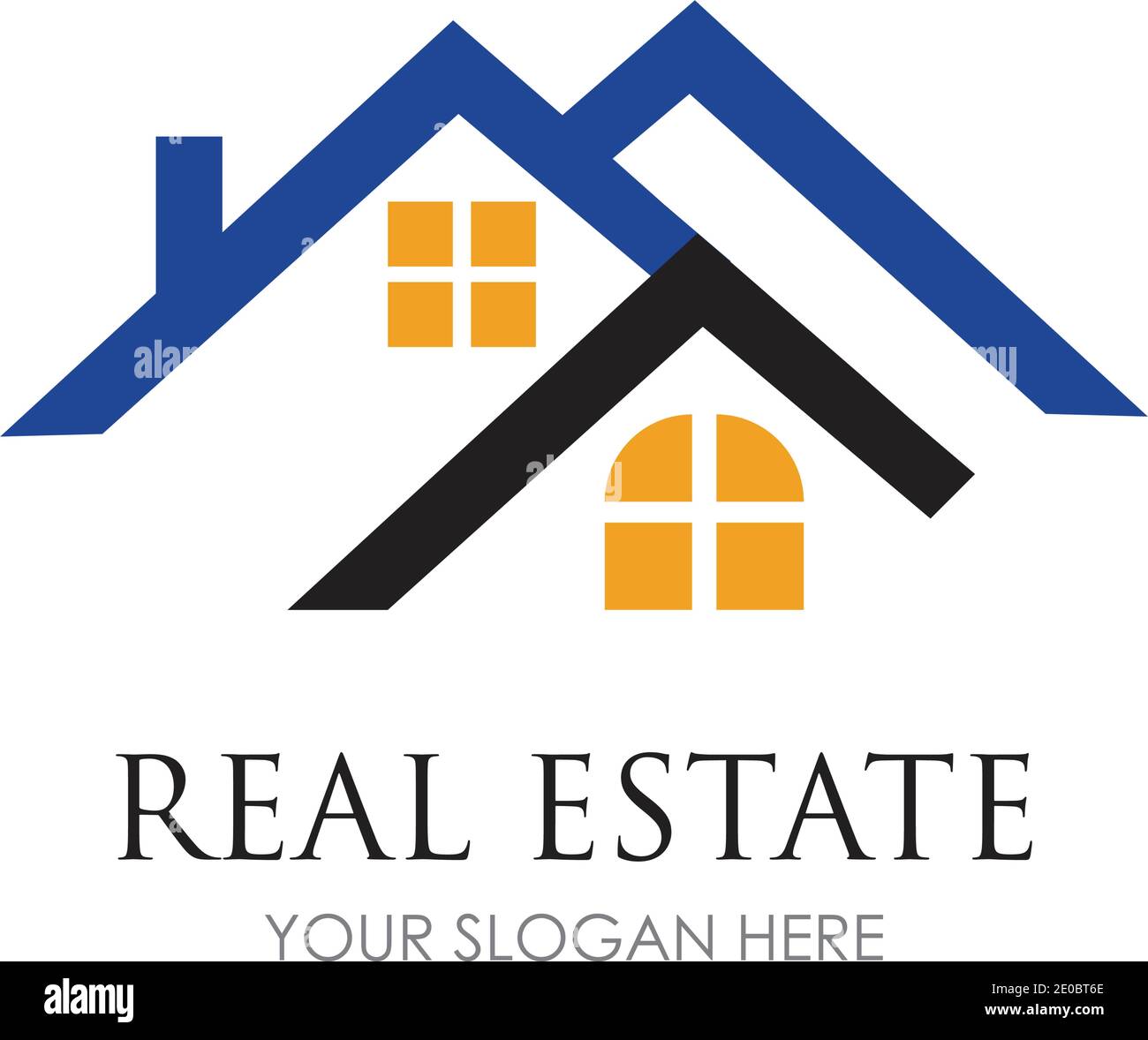 Real estate logo icon illustration - Vector Stock Vector Image & Art ...