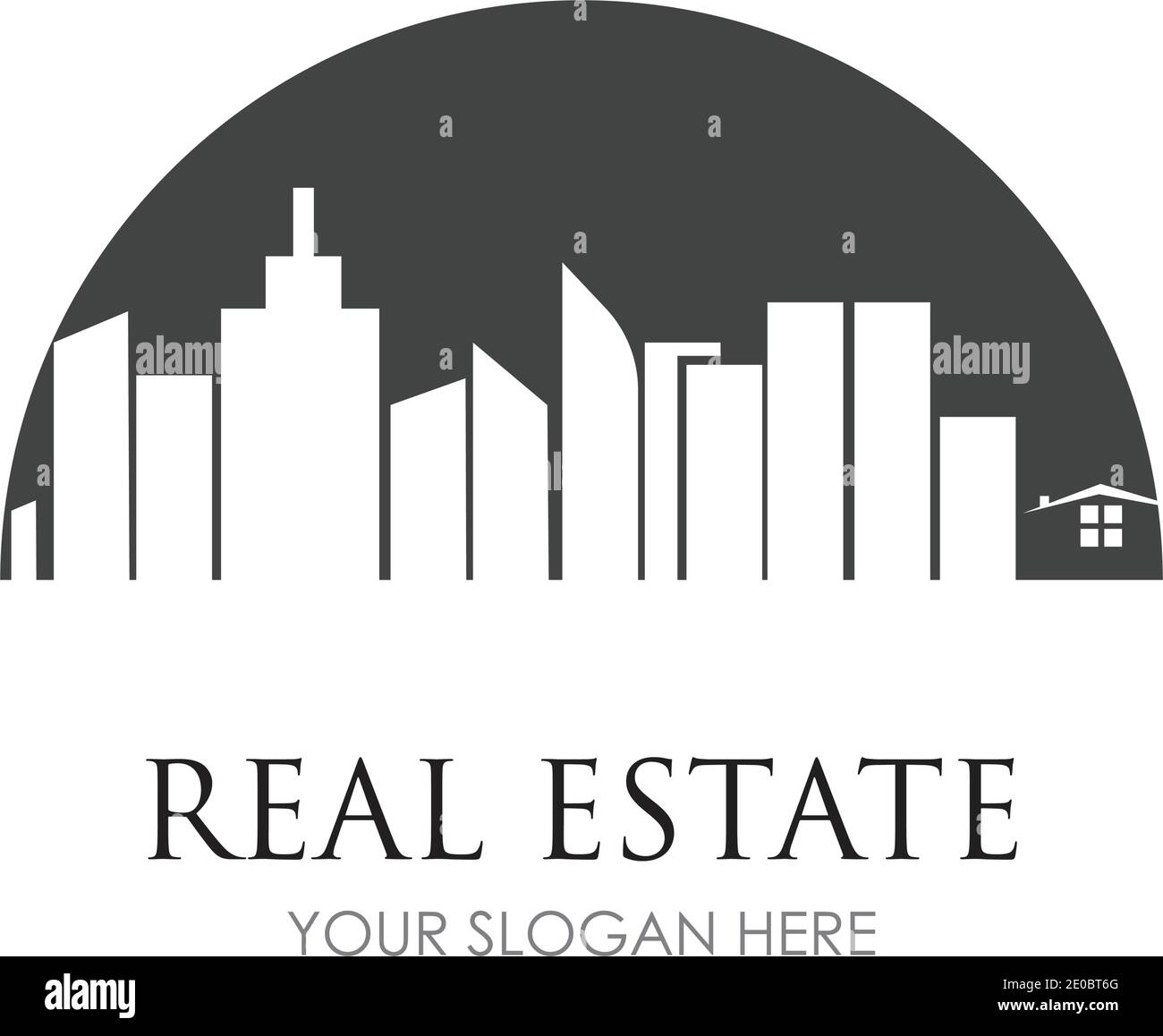 Real estate logo icon illustration - Vector Stock Vector Image & Art ...