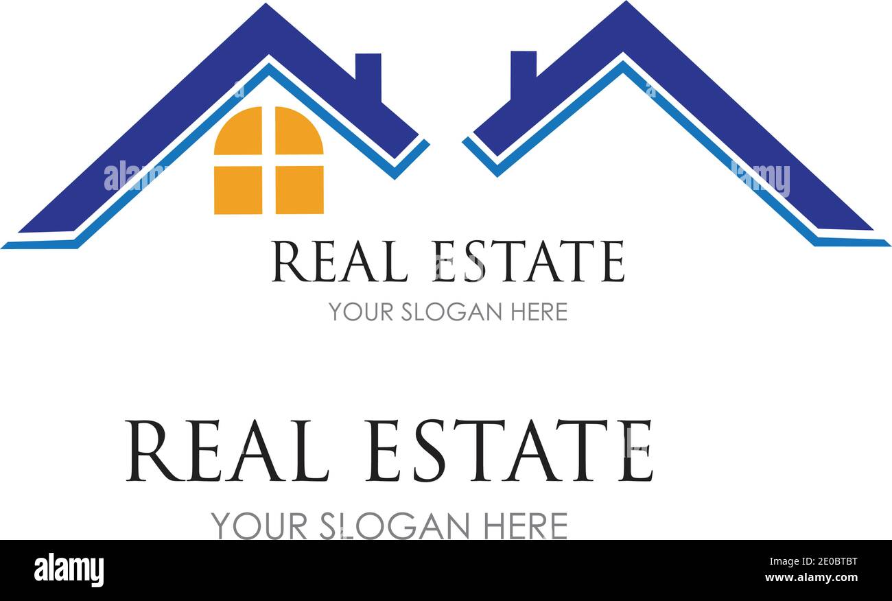 Real estate logo icon illustration - Vector Stock Vector Image & Art ...