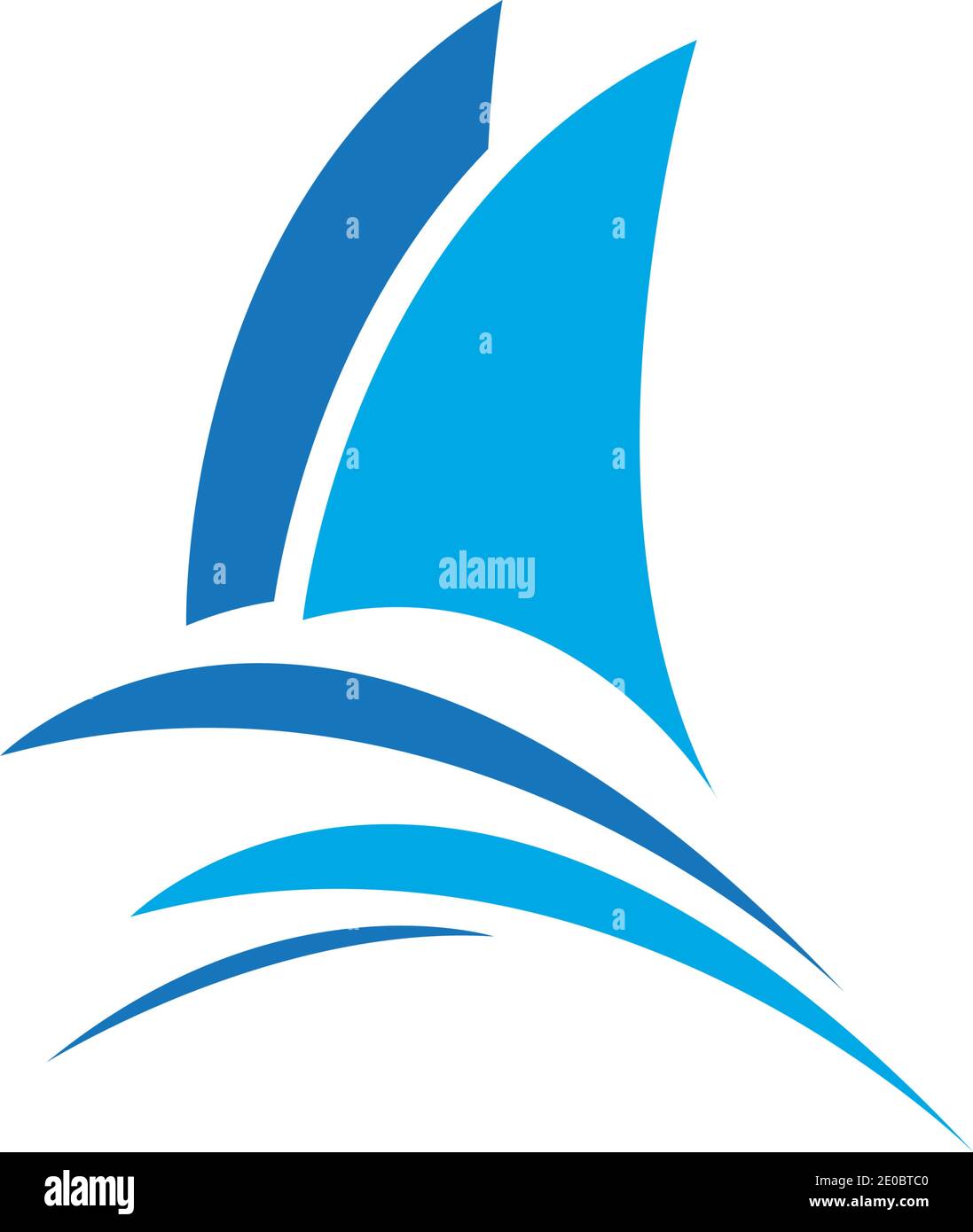 sailing logo vector icon concept illustration design template Stock ...