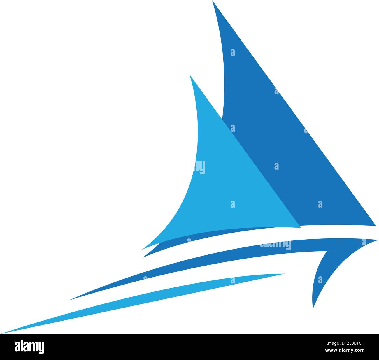sailing logo vector icon concept illustration design template Stock ...