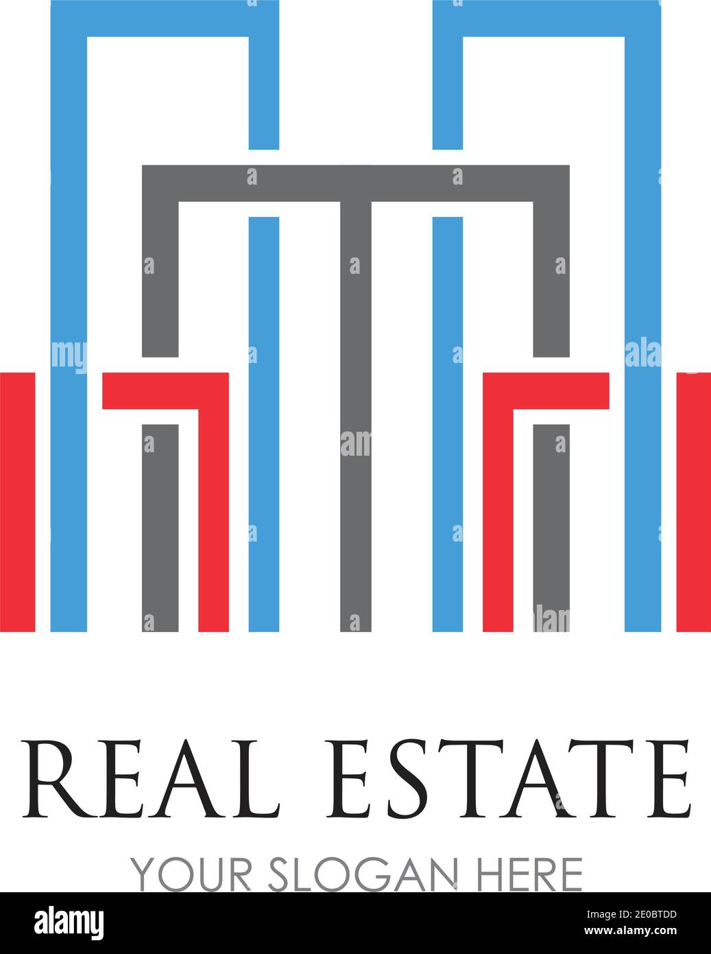 Real estate logo icon illustration - Vector Stock Vector Image & Art ...
