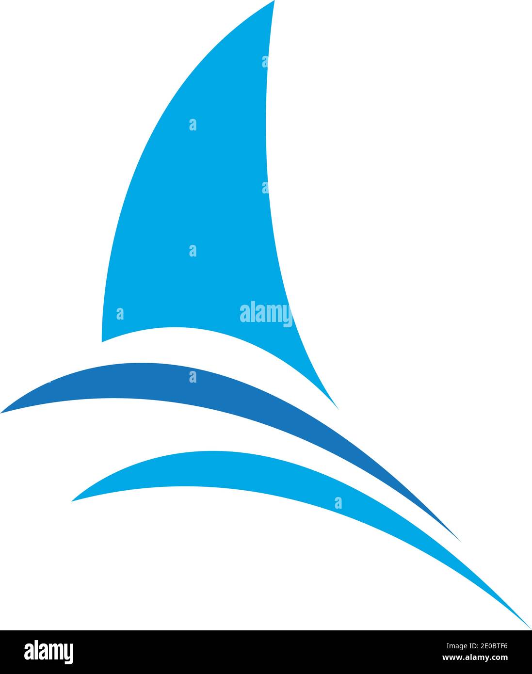 sailing logo vector icon concept illustration design template Stock ...