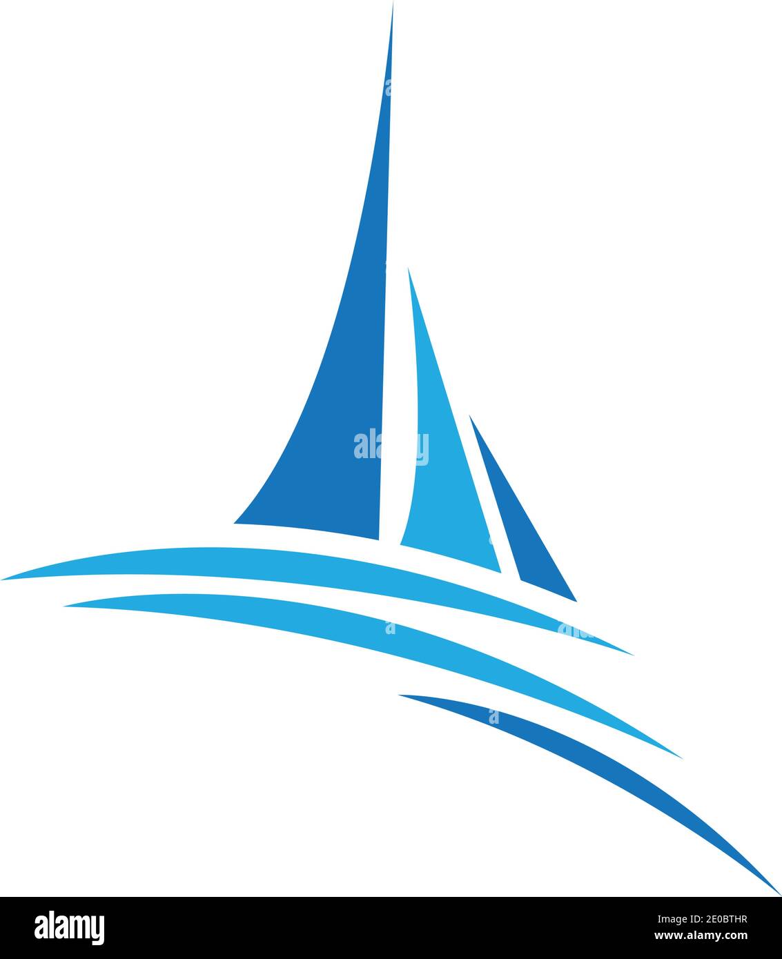 sailing logo vector icon concept illustration design template Stock ...