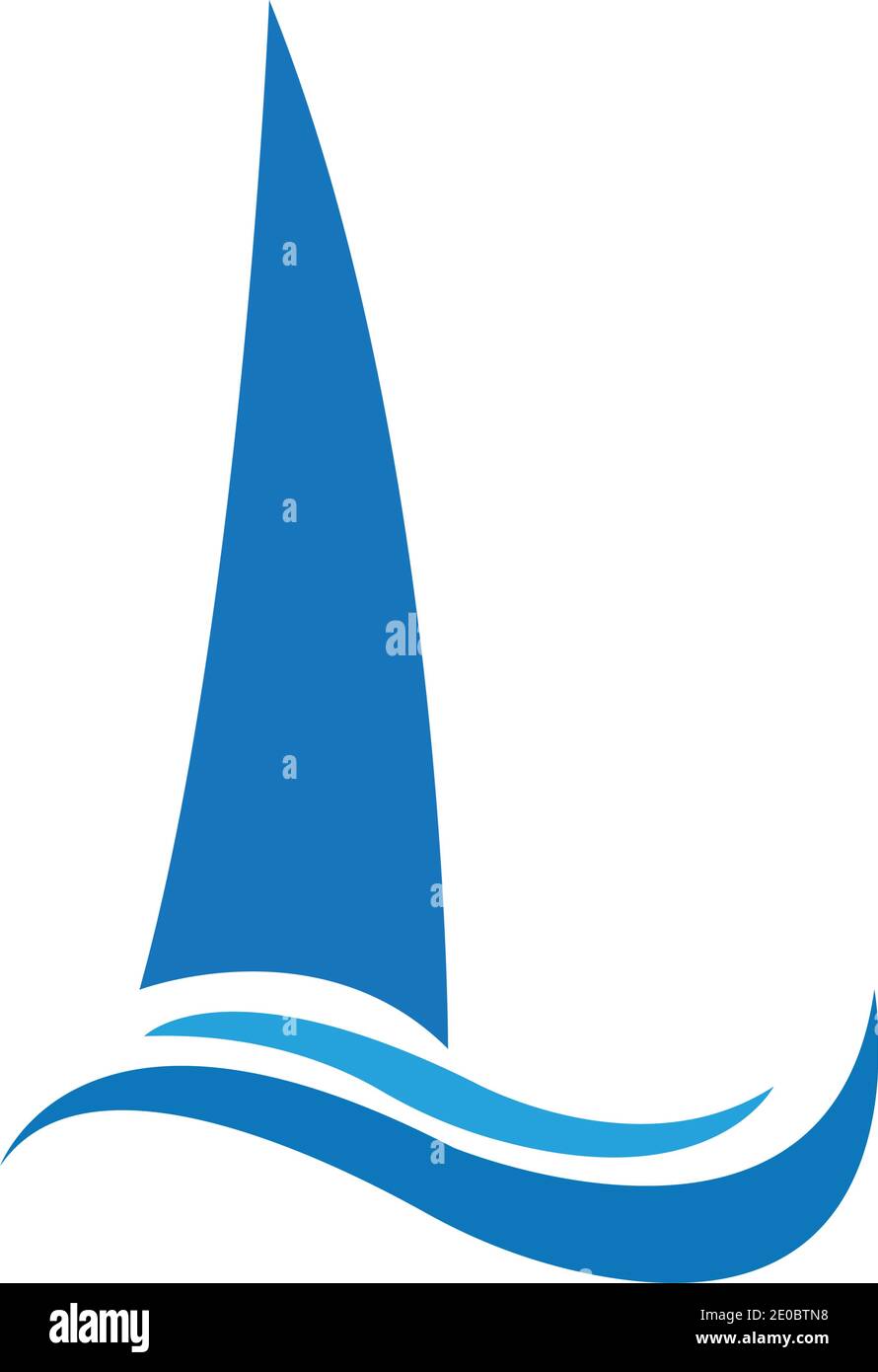 sailing logo vector icon concept illustration design template Stock ...