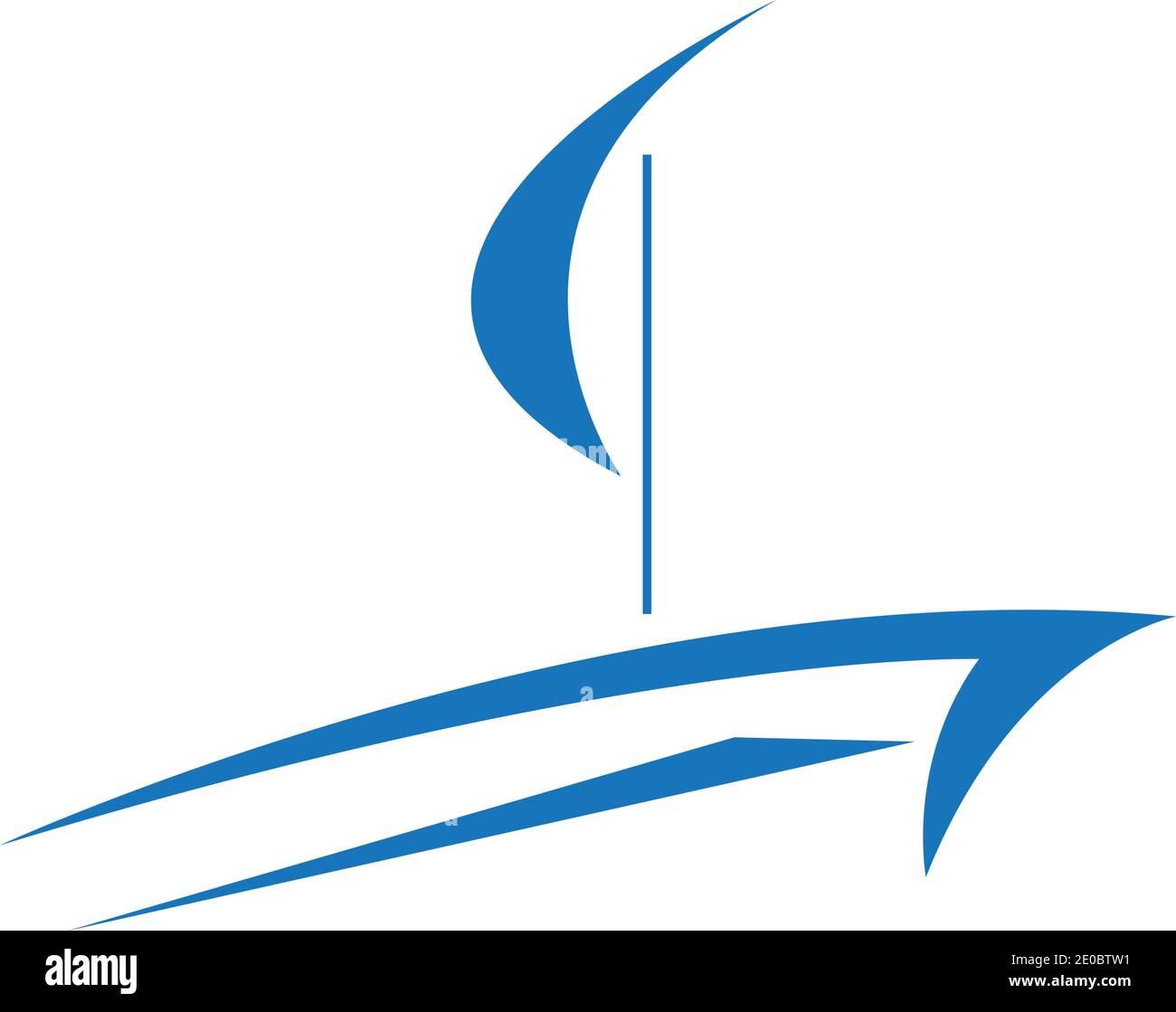 sailing logo vector icon concept illustration design template Stock ...