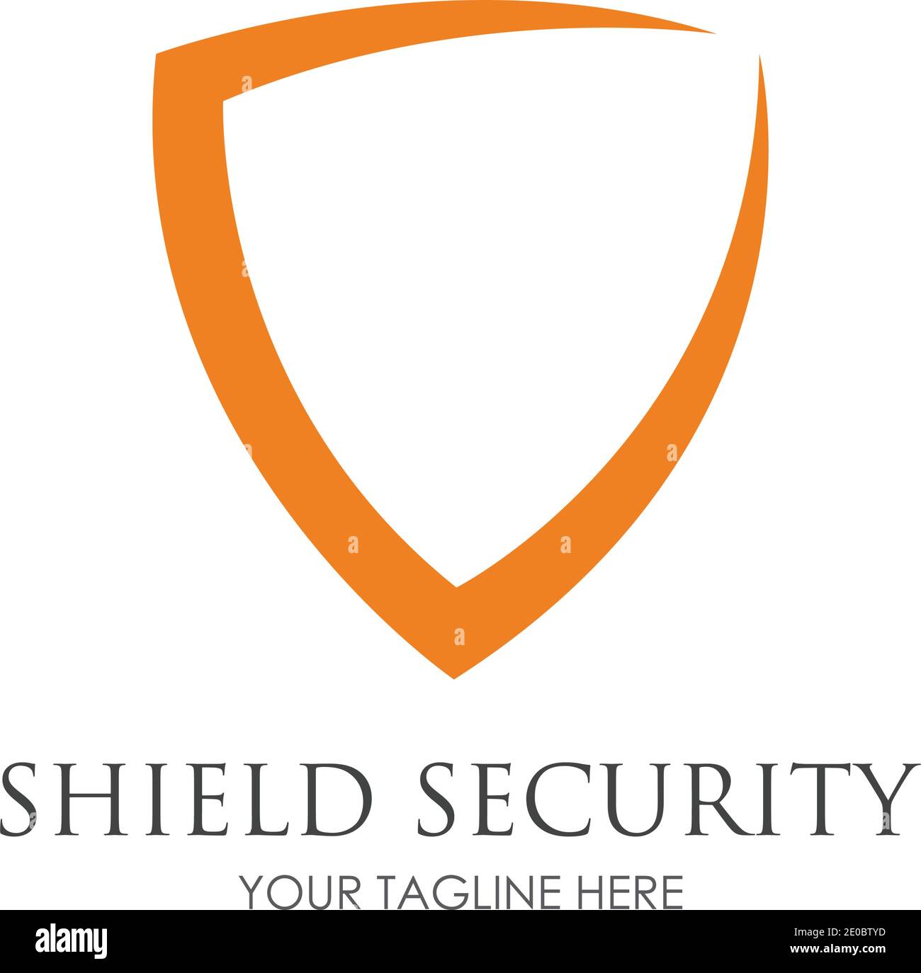 Shield Security logo design vector illustration template Stock Vector ...