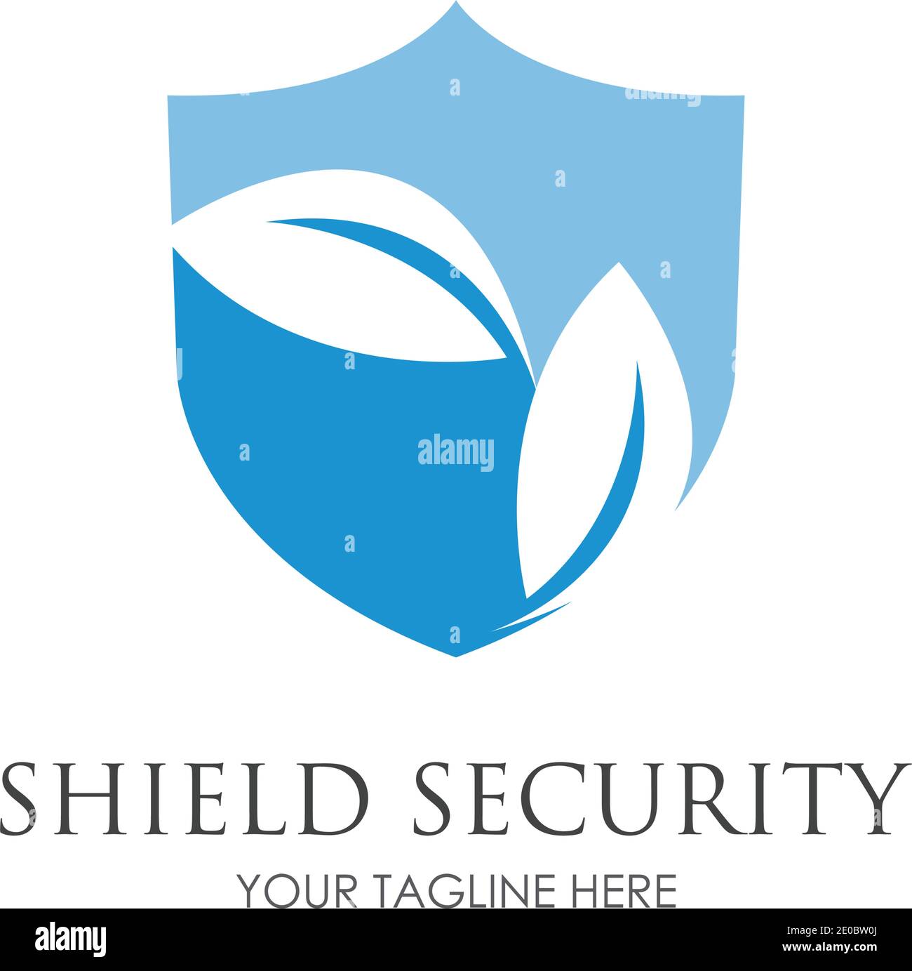 Shield Security logo design vector illustration template Stock Vector ...