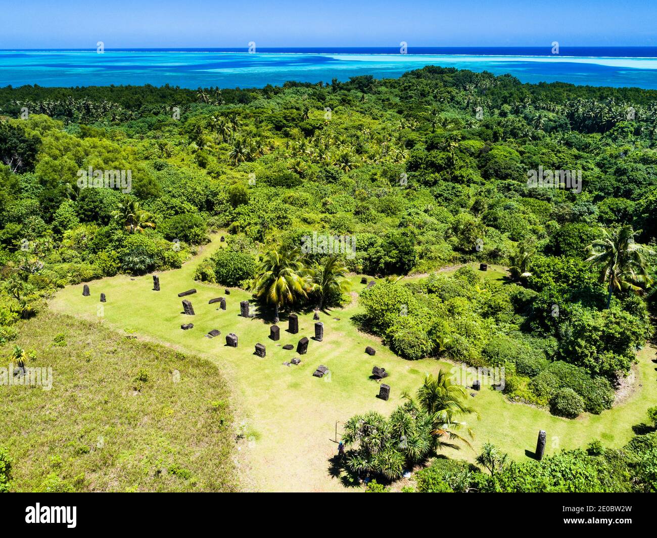 Badrulchau Stone Monoliths, stone face monoliths, coral sea ...