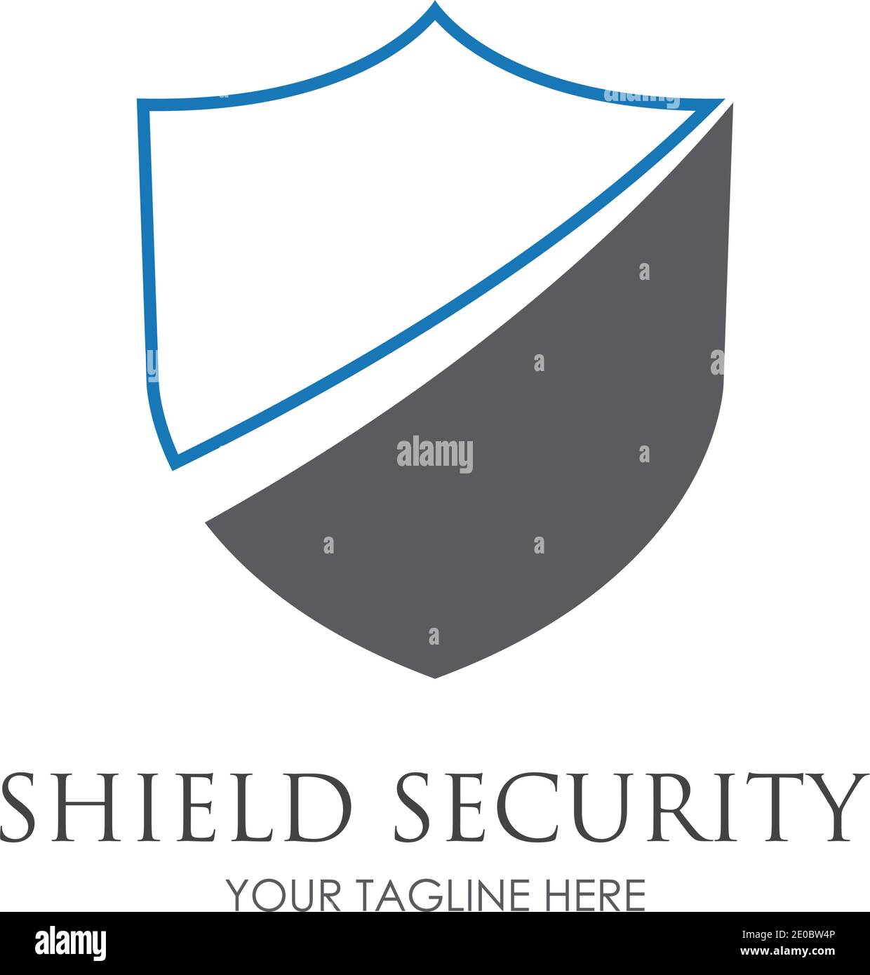 Shield Security logo design vector illustration template Stock Vector ...