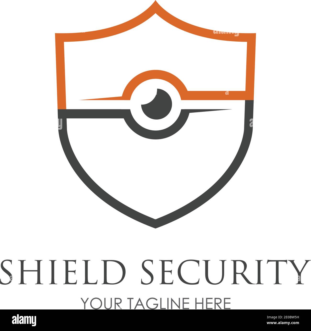 Shield Security logo design vector illustration template Stock Vector ...