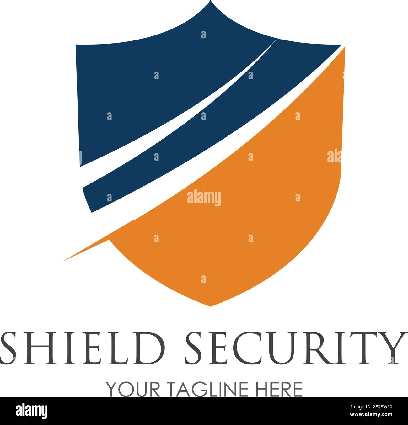 Shield Security logo design vector illustration template Stock Vector ...