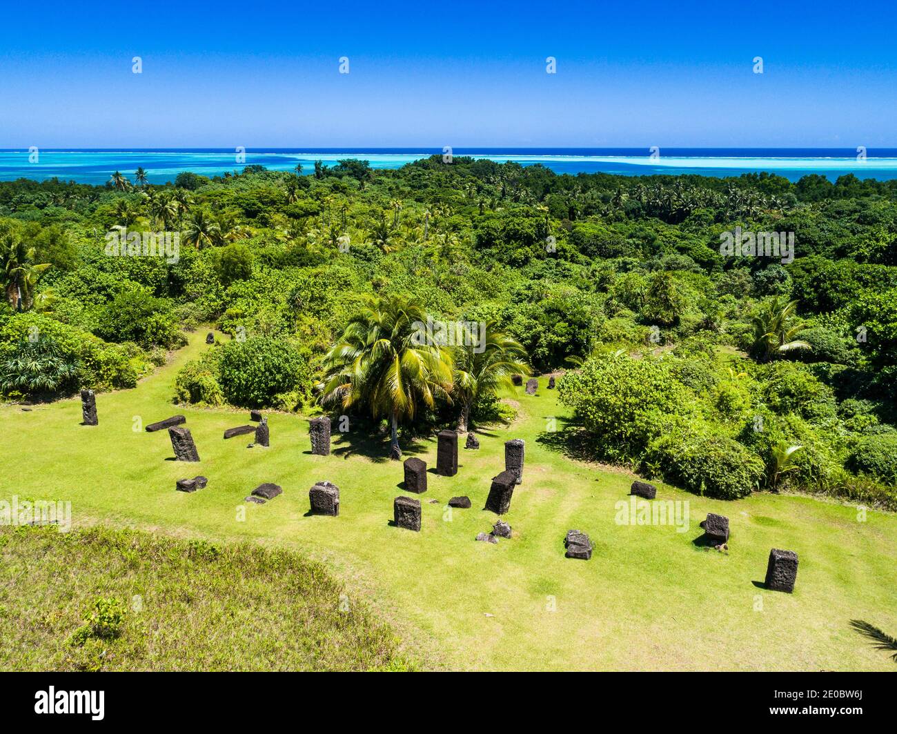 Badrulchau Stone Monoliths, stone face monoliths, coral sea ...