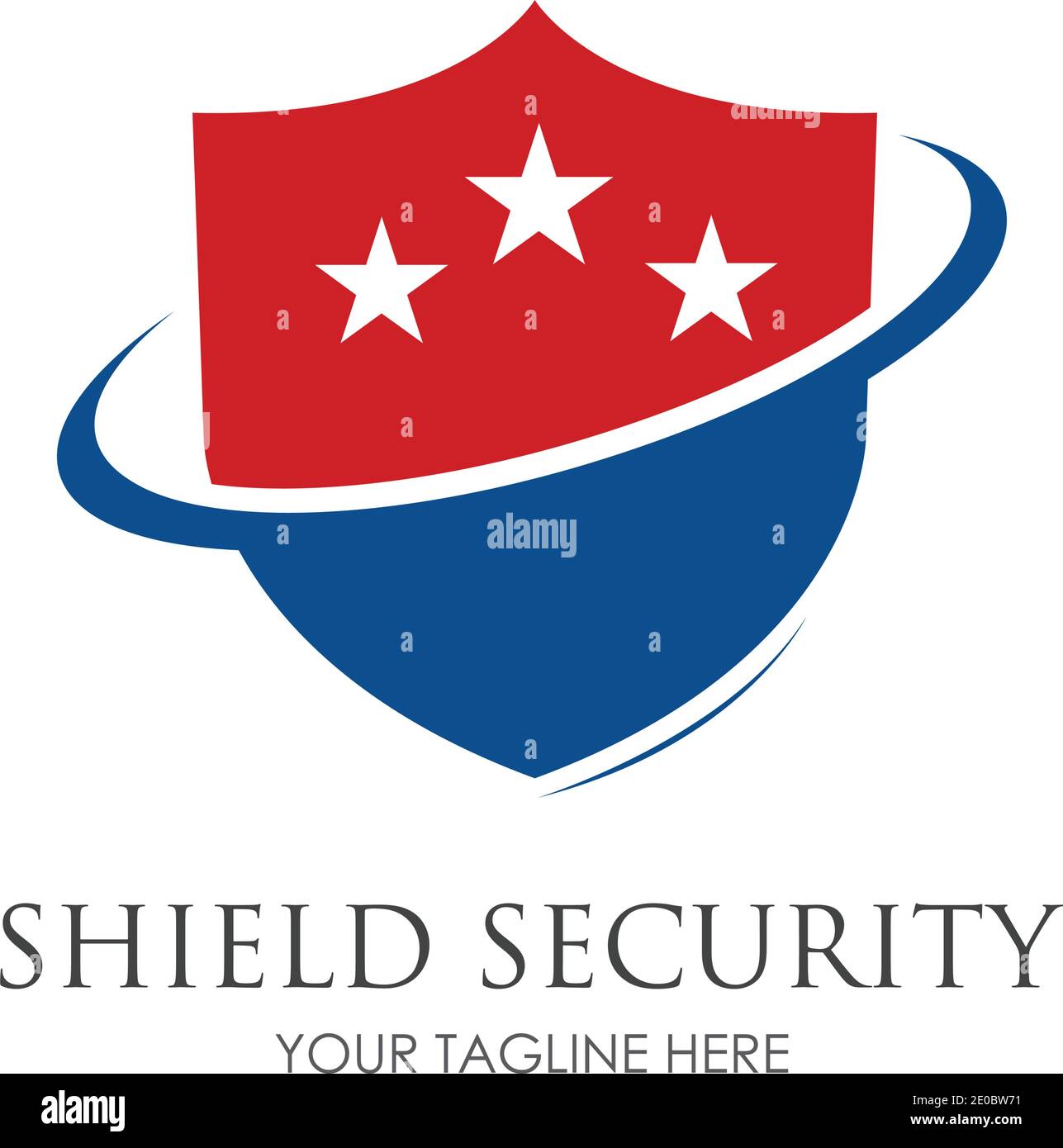 Shield Security logo design vector illustration template Stock Vector ...