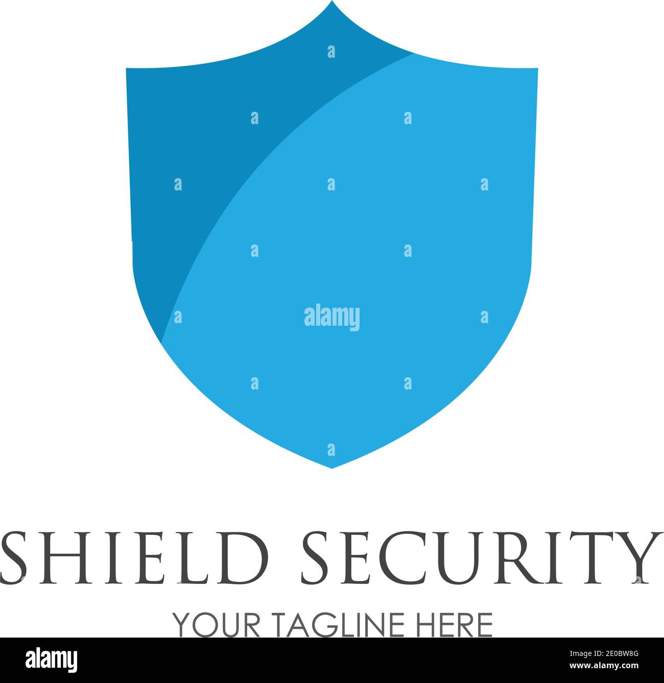 Shield Security logo design vector illustration template Stock Vector ...
