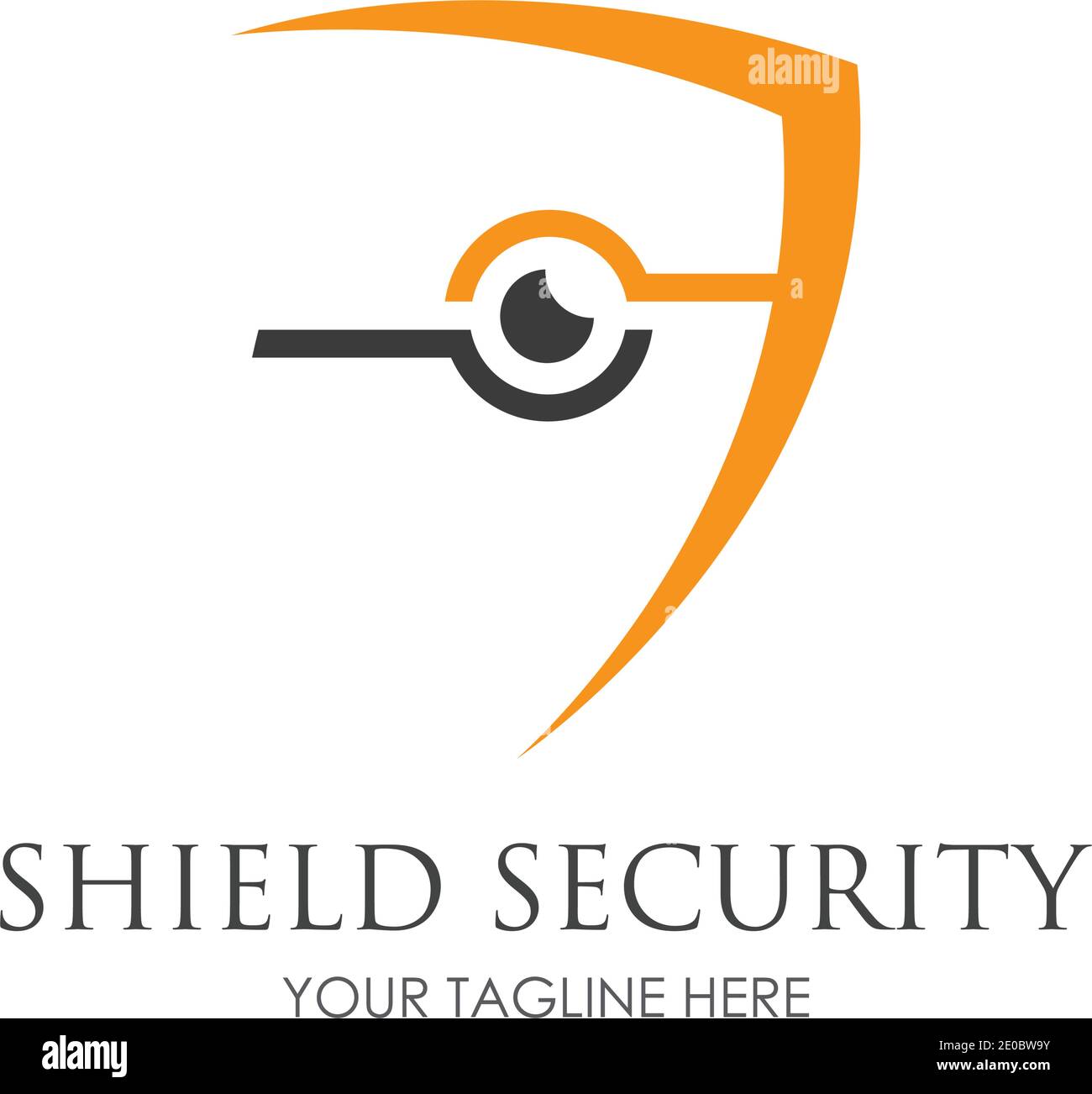 Shield Security logo design vector illustration template Stock Vector ...