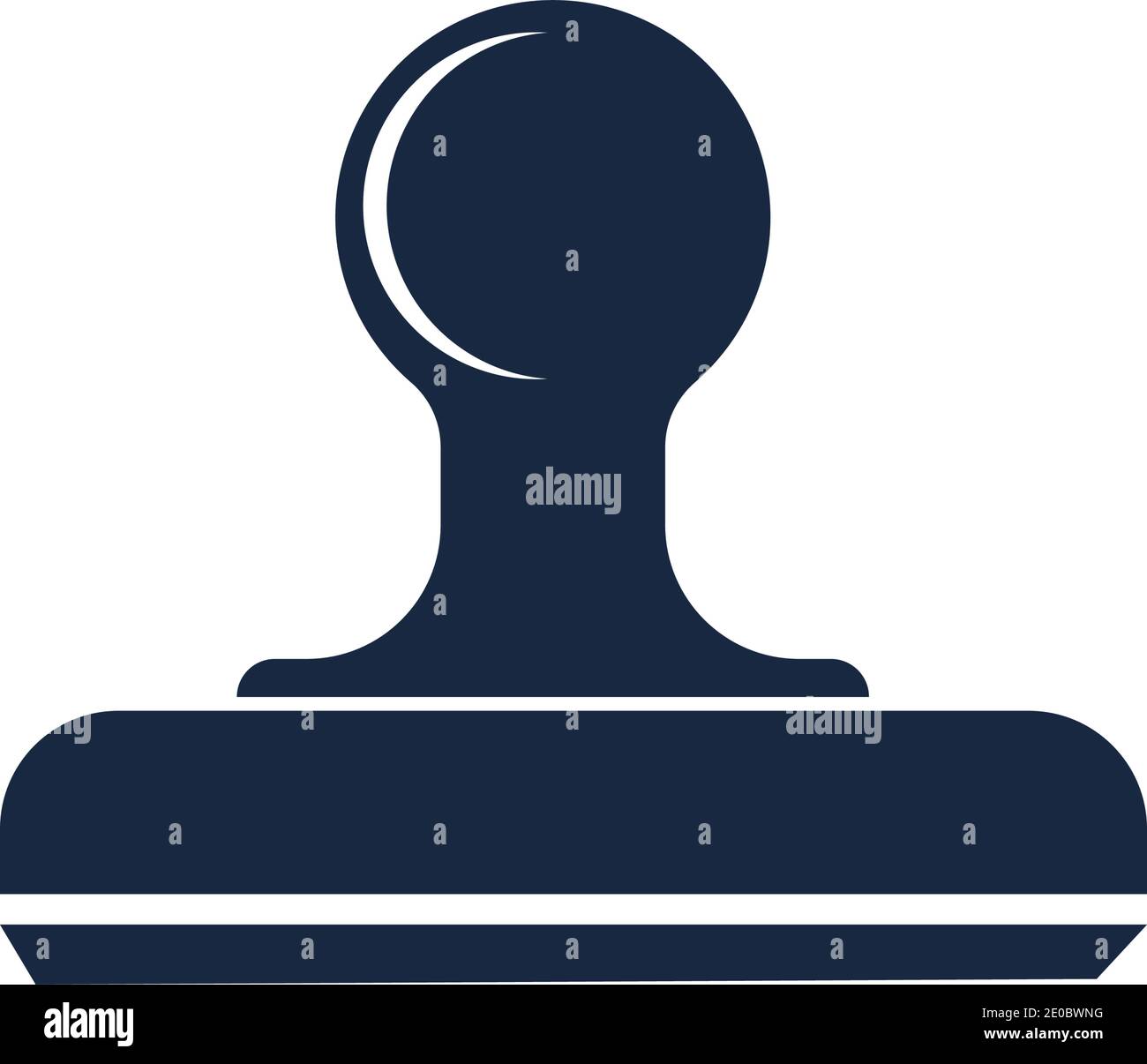 Stamp logo Icon Flat vector illustration design template Stock Vector ...