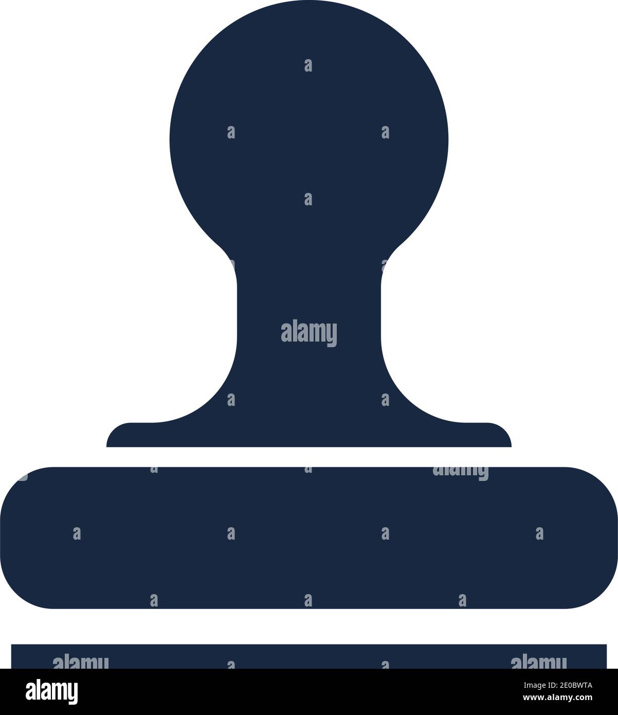 Stamp logo Icon Flat vector illustration design template Stock Vector ...