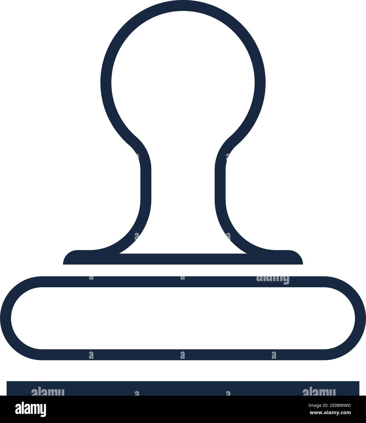 Stamp logo Icon Flat vector illustration design template Stock Vector ...