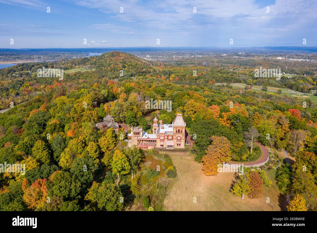 Olana State Historic Site. The home of Frederic Edwin Church in Hudson ...