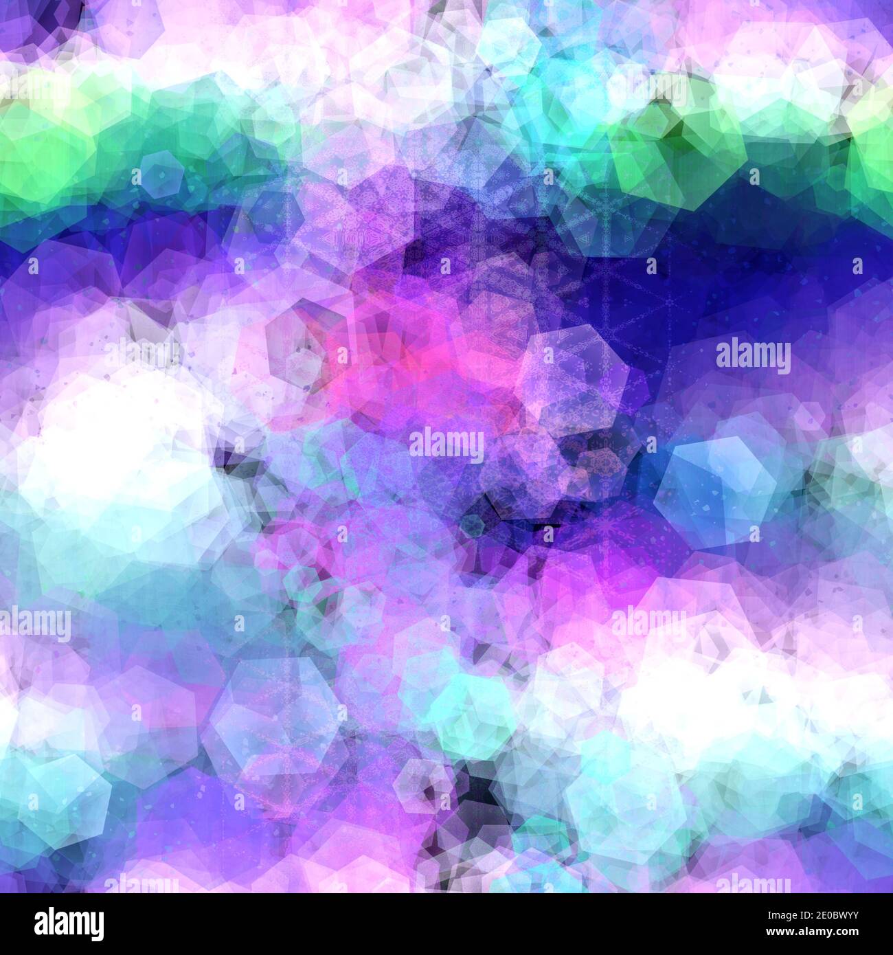 Seamless geo splattered hexagon shape pattern print Stock Photo - Alamy