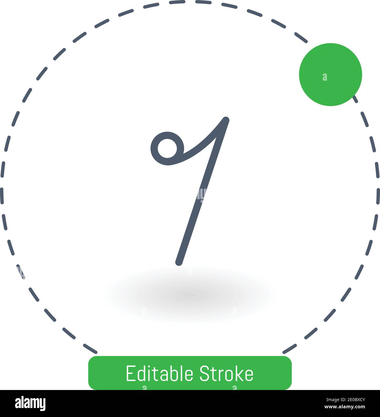 eighth note vector icon editable stroke outline icons for web and ...