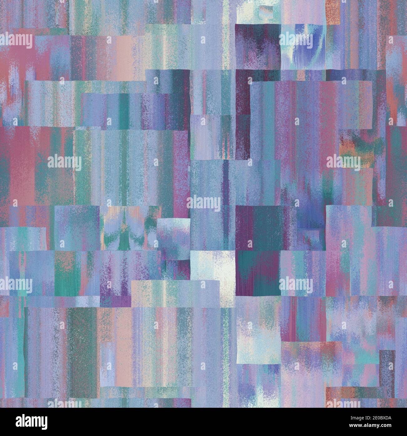 Seamless rectangle geo tile mosaic pattern swatch Stock Photo - Alamy