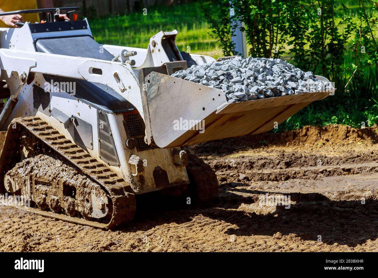 Grading for home building hi-res stock photography and images - Alamy