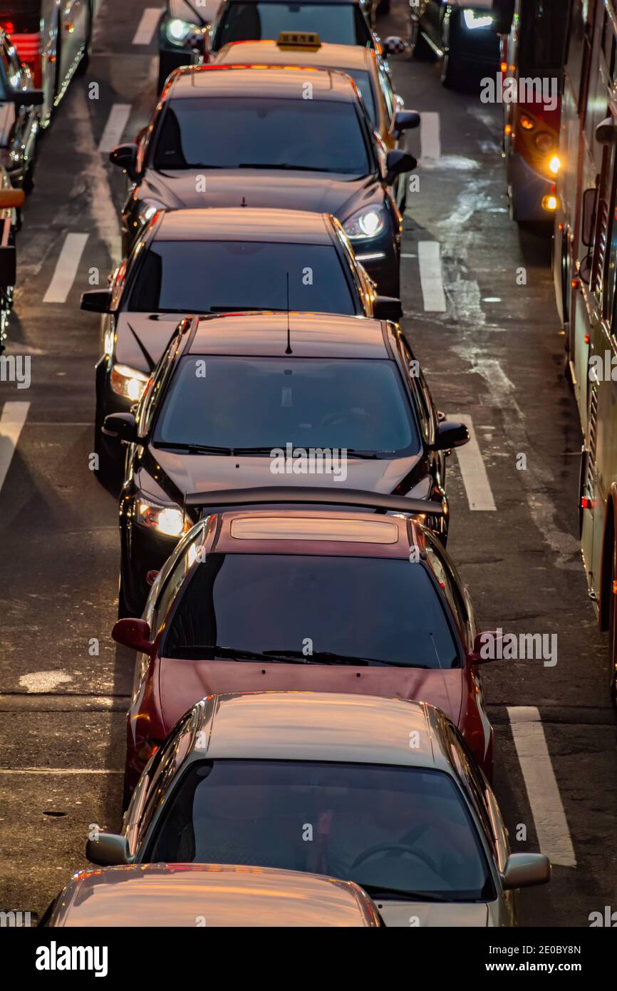 High angle busy city hi-res stock photography and images - Alamy