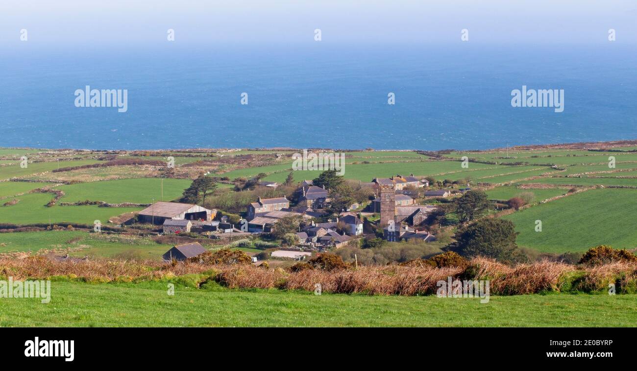 Zennor village cornwall hi-res stock photography and images - Alamy