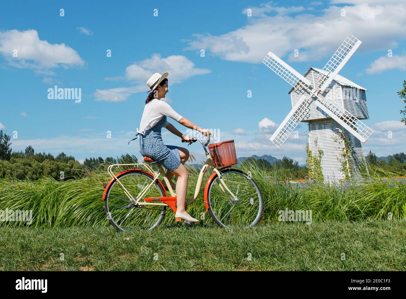 Cycling china rural hi-res stock photography and images - Alamy