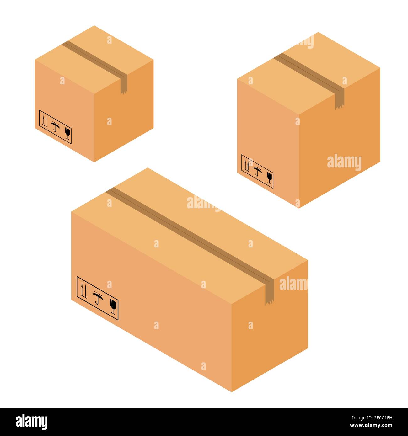 Closed Cardboard Box