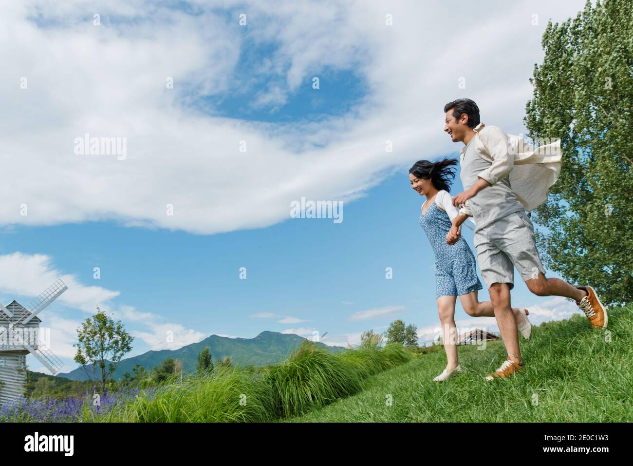 Romantic couples outing Stock Photo - Alamy