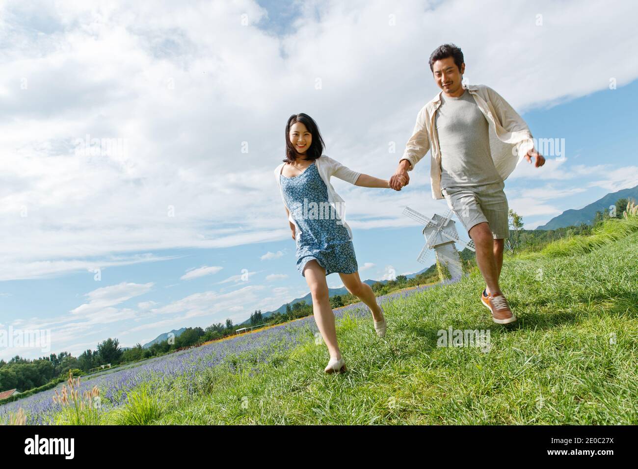 Romantic couples outing Stock Photo - Alamy